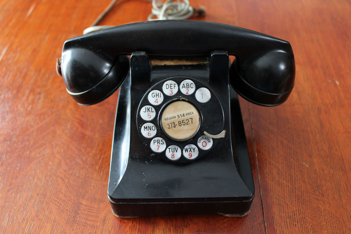 Old Rotary Dial Northern Electric Telephone – Ma Mère et Moi Antiques