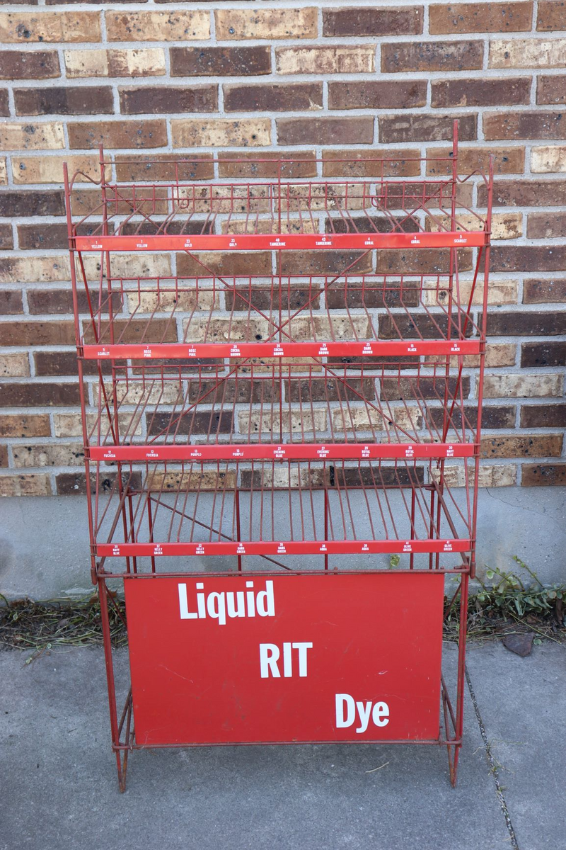 Vintage Liquid RIT Dye Display Stand – Ma Mère et Moi Antiques