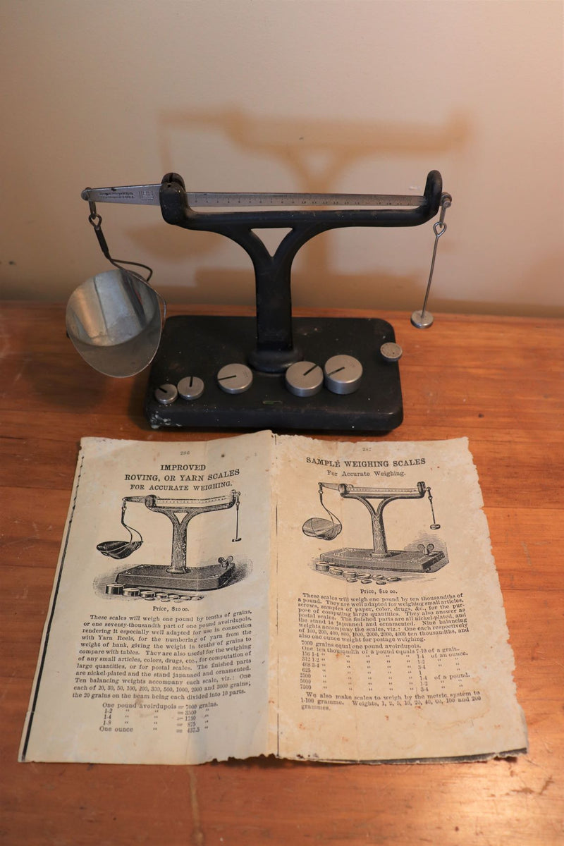 Vintage Brown & Sharpe Mfg. Co. Set Of Scales – Ma Mère et Moi Antiques