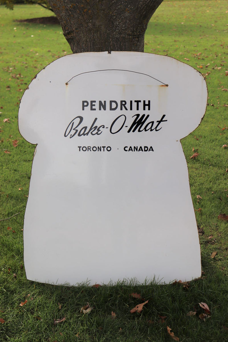 Vintage Porcelain/Enamel Sign - Pendrith Bake-O-Mat Toronto, Canada ...